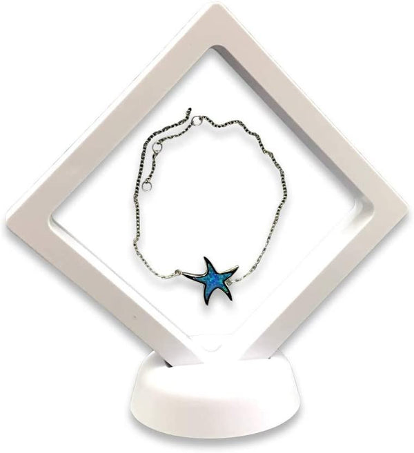 1 Qty - 3D Suspension Jewelry Display Box - Freestanding - w/ 2-piece ...