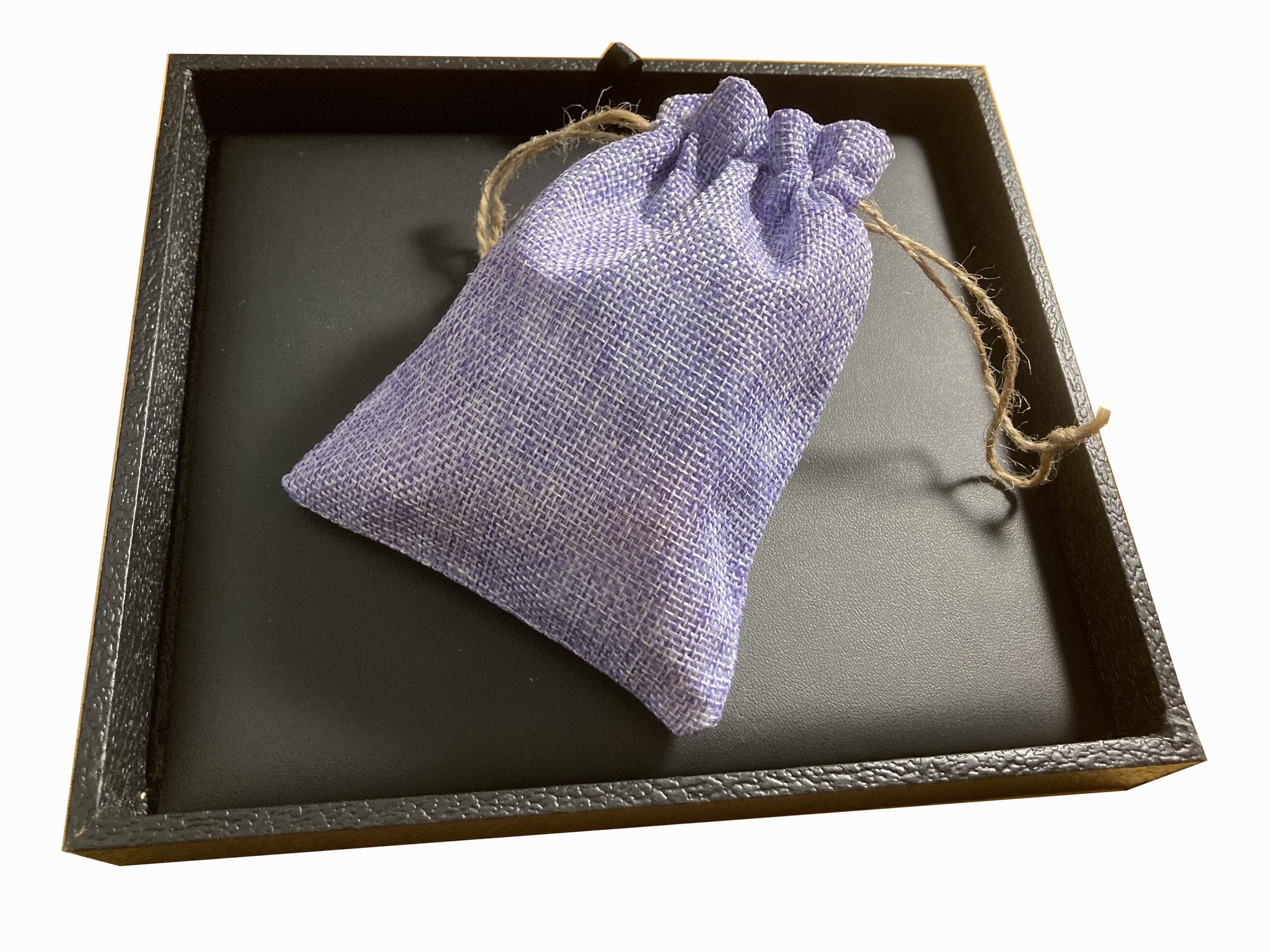 N'icePackaging - Black Leatherette Deluxe Dice Tray with Padded Insert